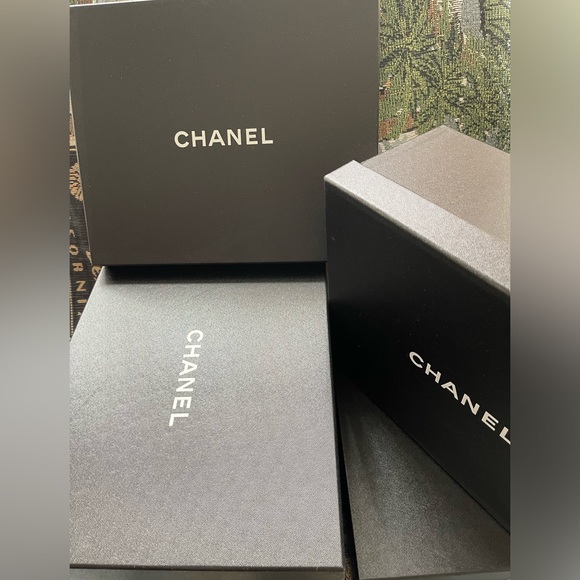 CHANEL | Storage & Organization | Chanel Empty Shoe Boxes Size 8 5 ...